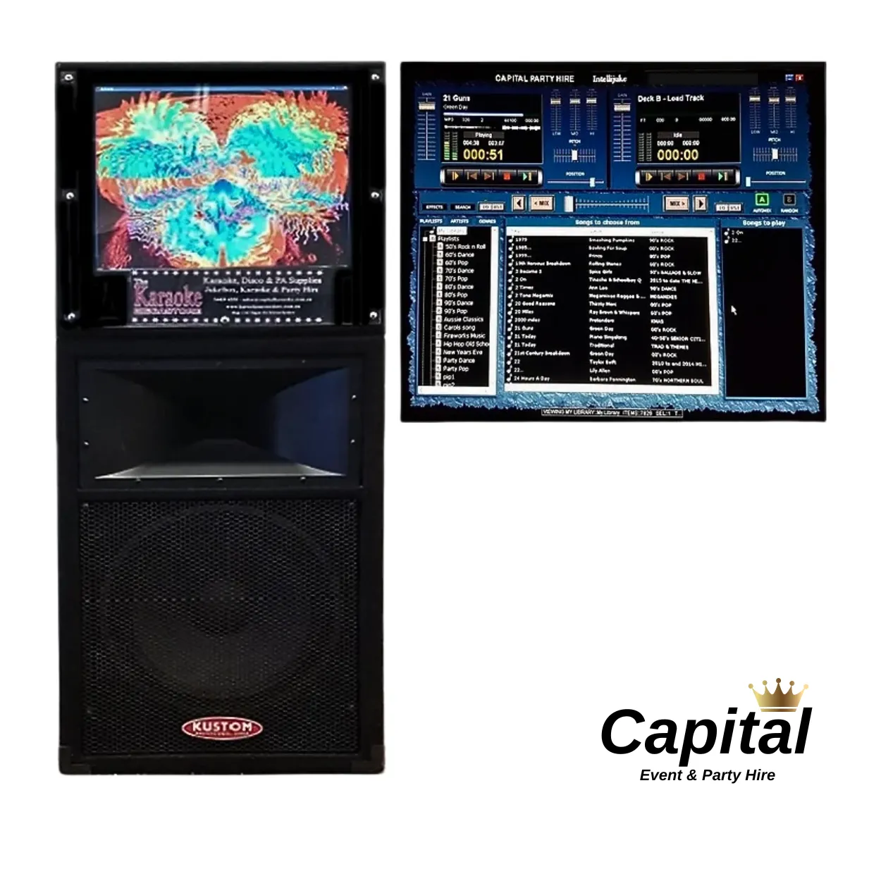 Karaoke | Jukebox & Games | Capital Party & Event Equipment Hire ...