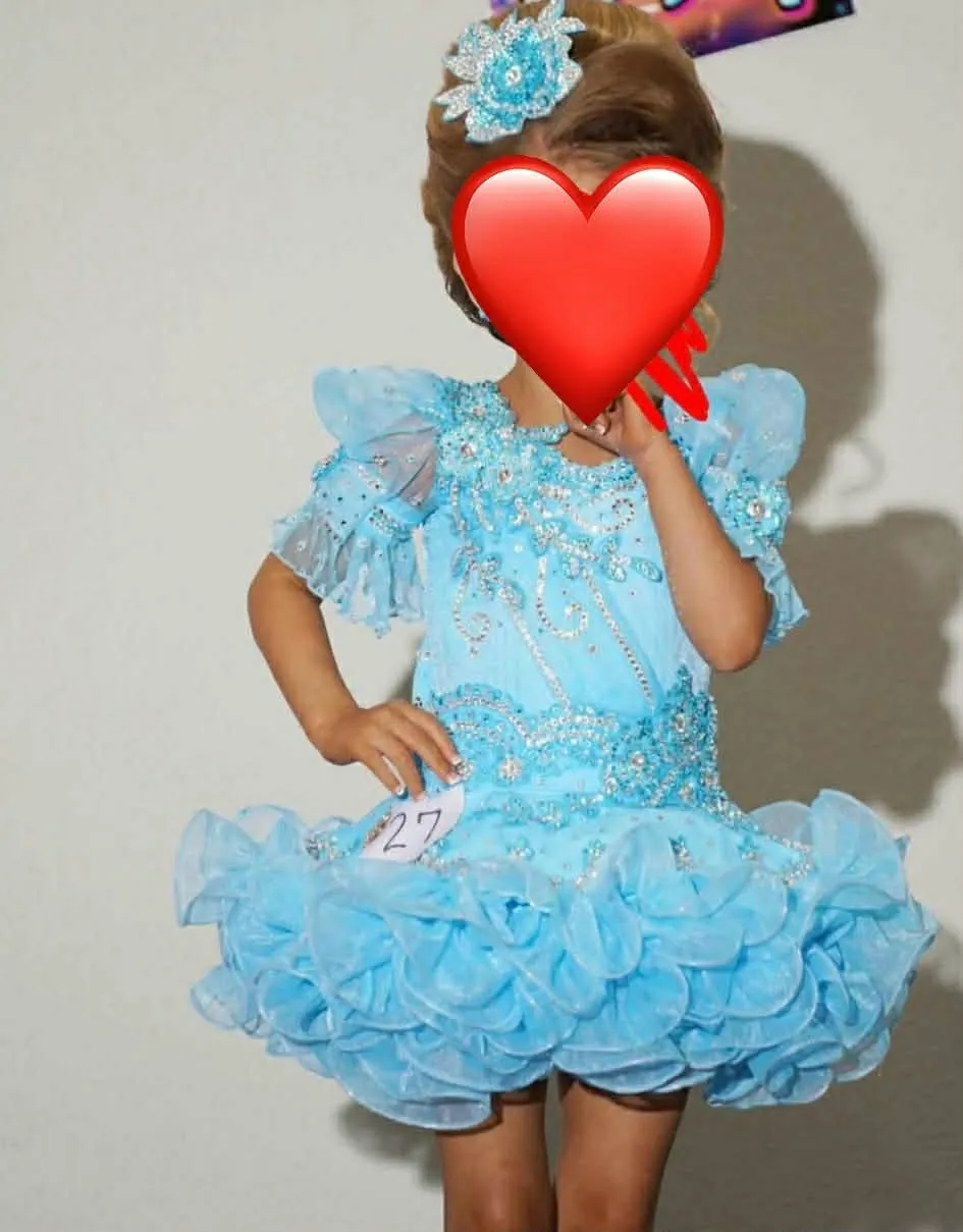 6/18 Yellow Boo Bear Glitz- Hayden Williams | Blakely's Closet Pageant ...