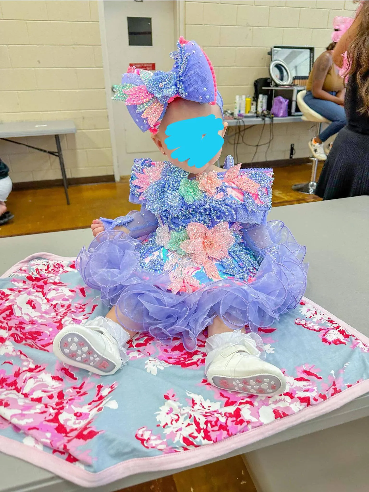 6/18 Yellow Boo Bear Glitz- Hayden Williams | Blakely's Closet Pageant ...