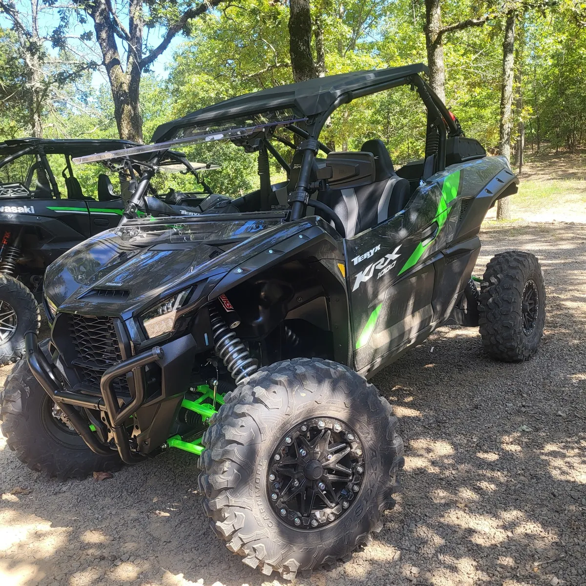 KRX 1000-BLK GRN 2 Seater | Squatch UTV Rentals LLC